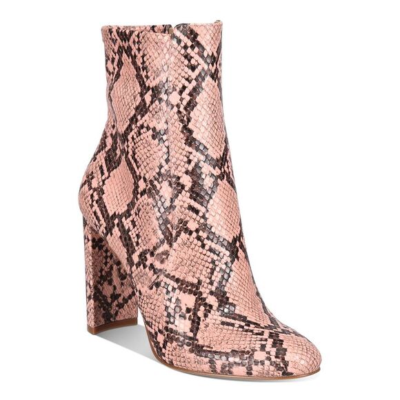 Aldo | Shoes | Aldo Womens Pink Snake Sleek Silhouette Aurellane Almond ...